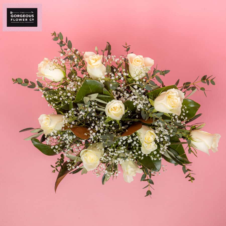 Rose Glow with Roses,Eucalyptus,Magnolia and Gypso - The Gorgeous ...