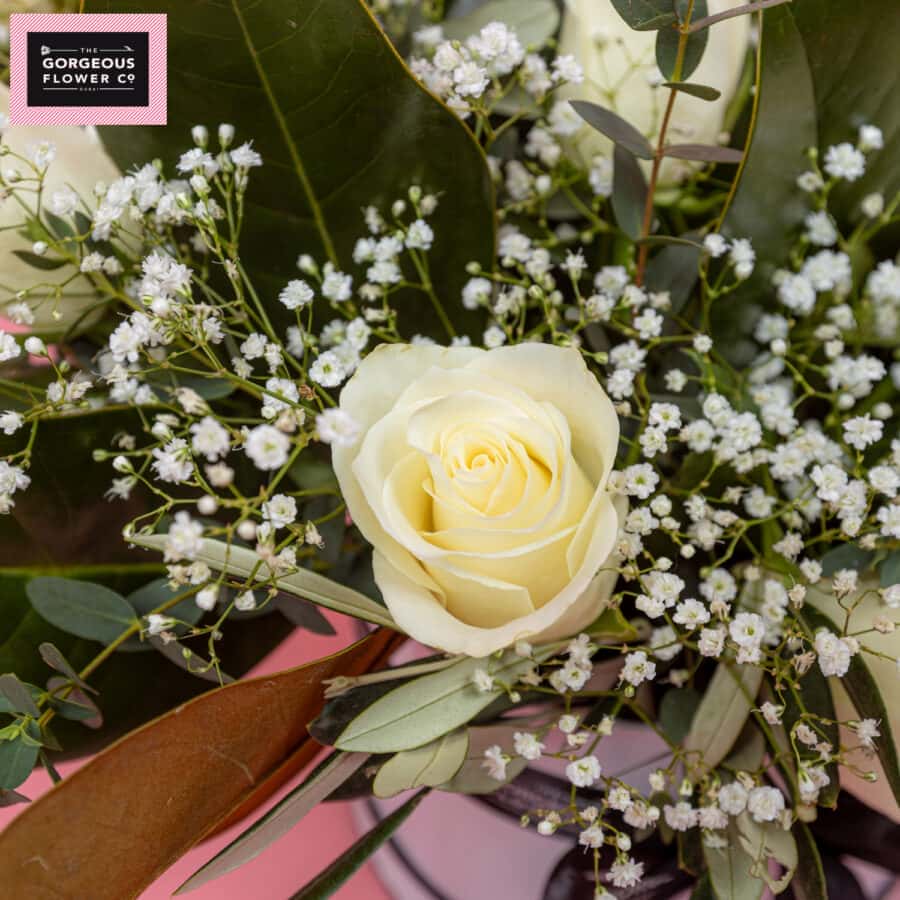 Rose Glow with Roses,Eucalyptus,Magnolia and Gypso - The Gorgeous ...